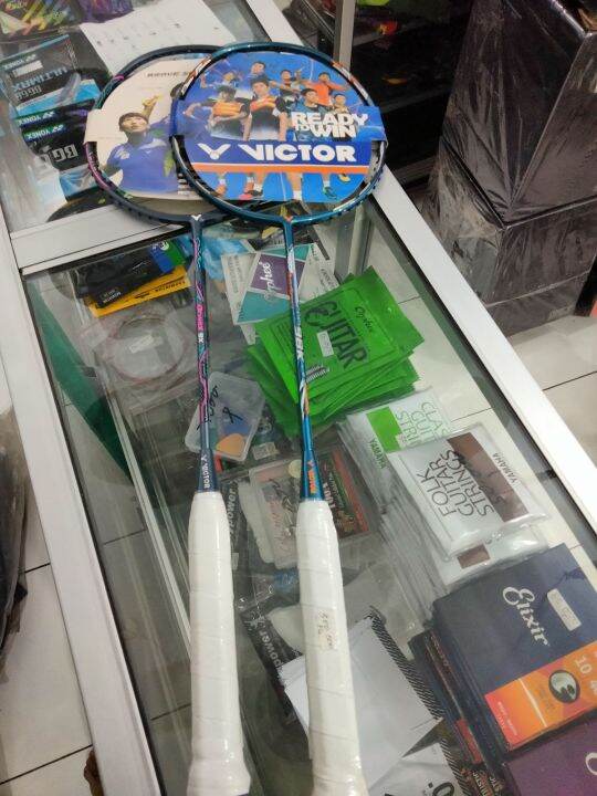 Raket Victor Taiwan Bahan carbon stension MX 30 LBS BUNUS TAS SINAR ...