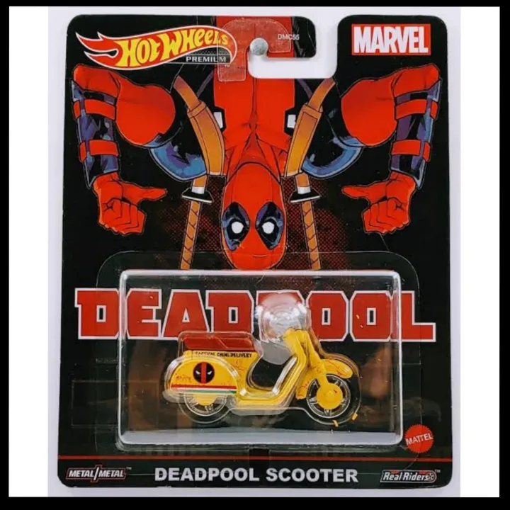 HOTWHEELS PREMIUM - DEAD--POOL - SCOOTER | Lazada PH