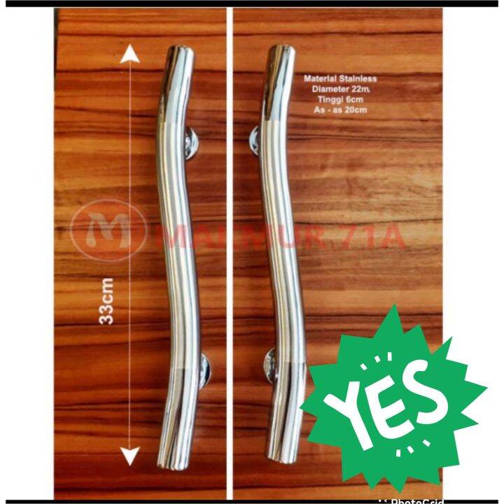 Pull Handle Stainless Sus 304/ pull handle pintu kupu kupu 33 cm sus ...