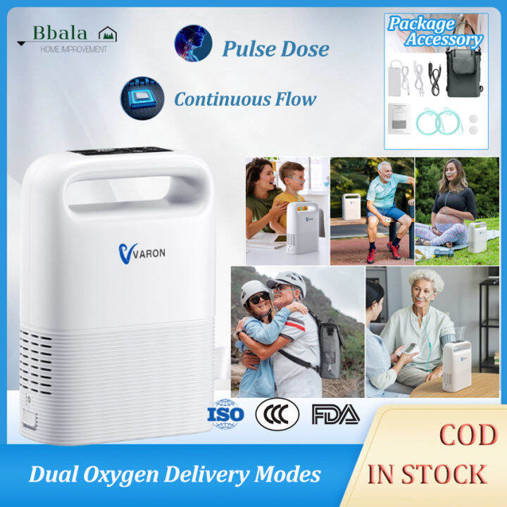 ⚡️Local Delivery⚡️ VARON Portable Oxygen Concentrator with Dual Modes ...