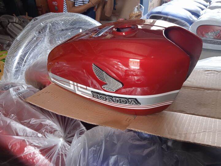 TANGKI HONDA CB100 CB125 WARNA MERAH SIRIP PUTIH | Lazada Indonesia