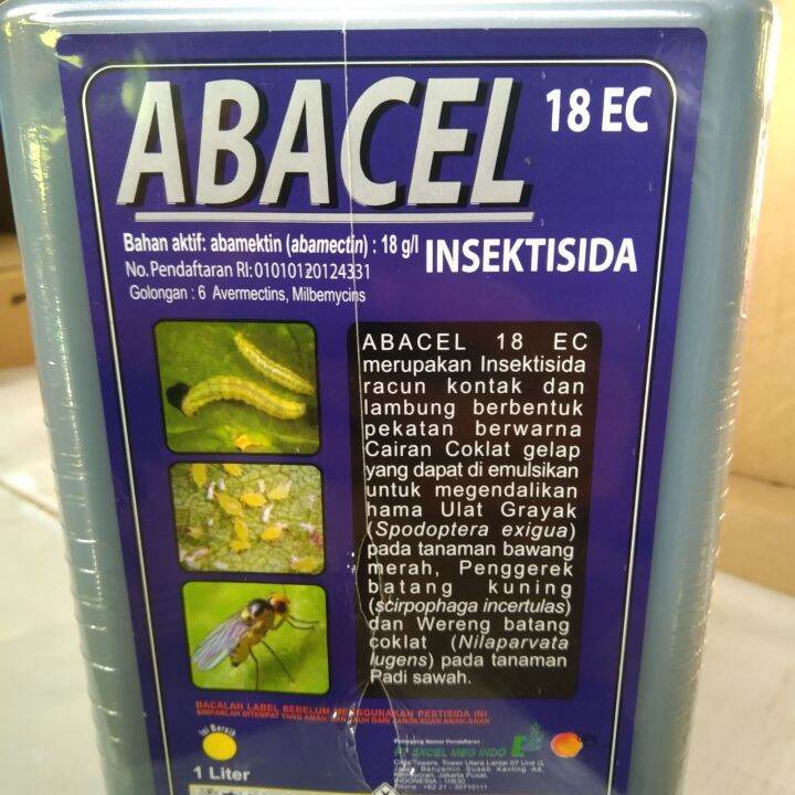 ABACEL 18ec, BA: abamectin 18g/l. insektisida racun kontak dan lambung ...