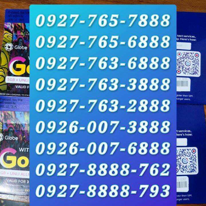 2. Globe 8888 AND TM TNT vanity sim special | Lazada PH