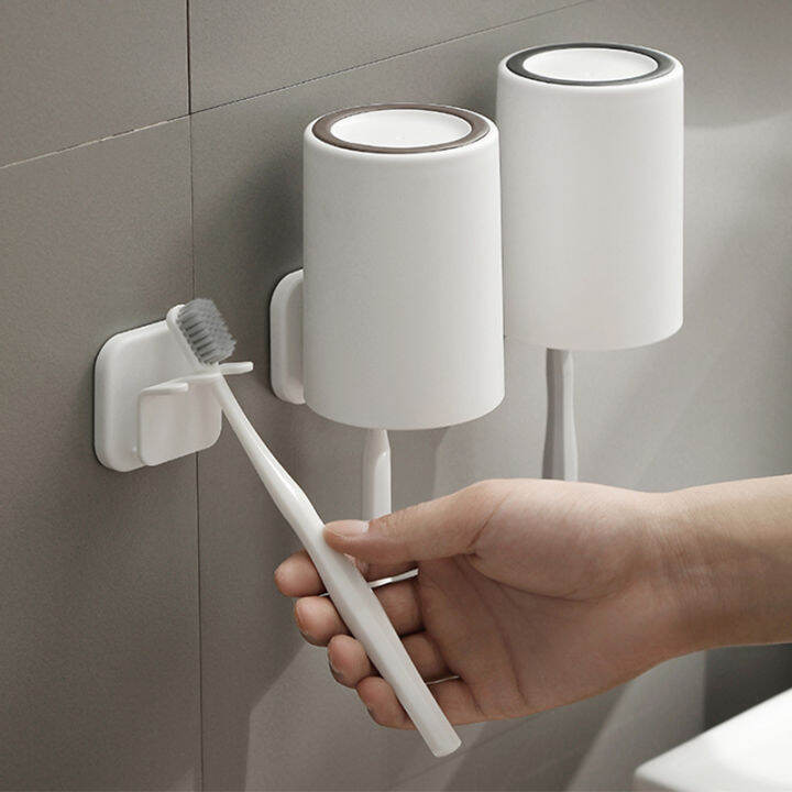 Jujia Jia ชั้นวางแปรงสีฟันชั้นวางของในห้องน้ำชั้นเก็บแปรงสีฟันไฟฟ้าแบบ ...