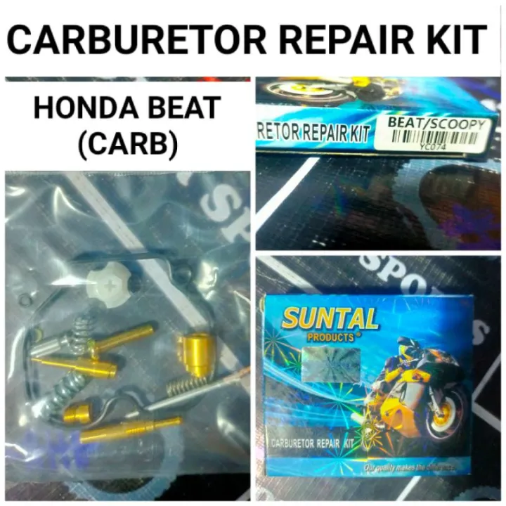 HONDA BEAT CARB REPAIR KIT CARBURETOR REPAIR KIT SUNTAL | Lazada PH