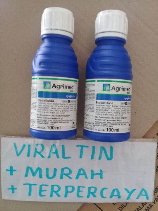 agrimec 100 ml insektisida tanaman. | Lazada Indonesia