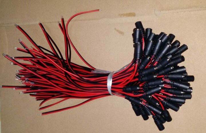 High Quality Pure Copper Core 30cm Plug Red and Black Power Cord ...