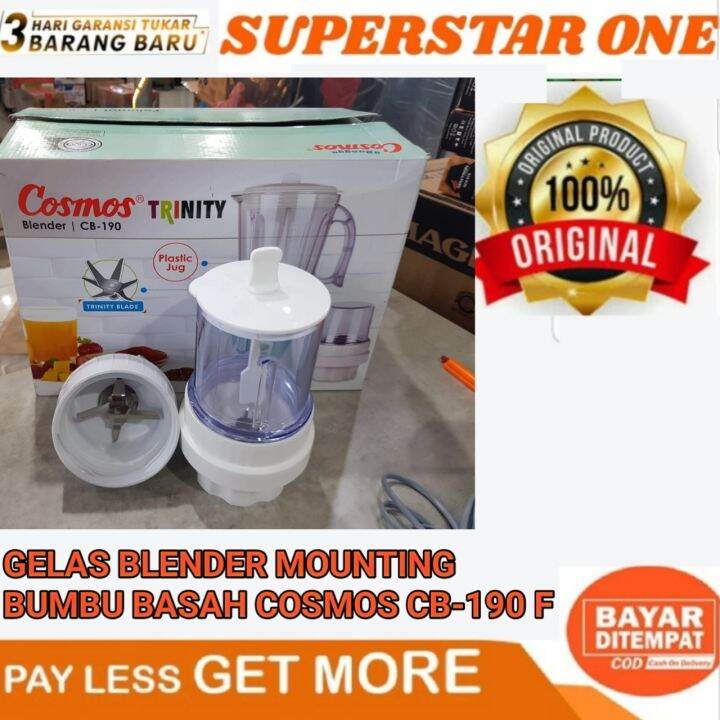 Cosmos Glas Blender Mounting Bumbu Basah Cosmos CB-190 F CB 190 F ...