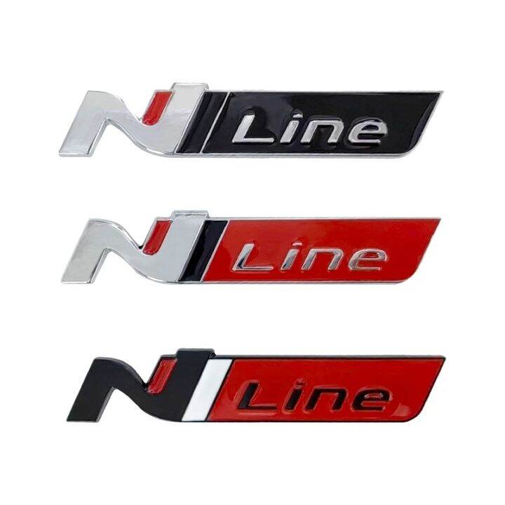 Nline logo N Line sticker cho Hyundai Elantra Sonata Tucson i10 i20 i30 ...