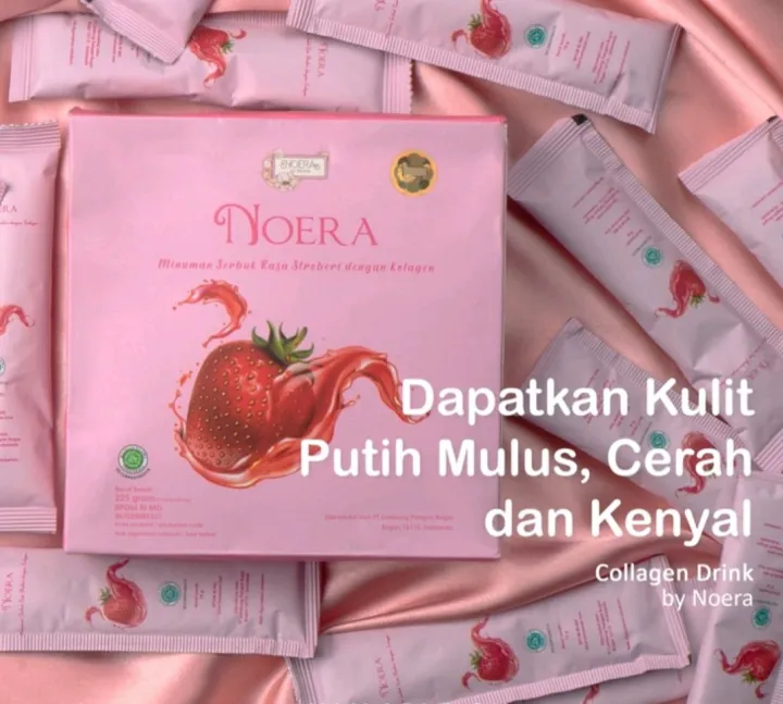 HARGA SATUAN - NOERA COLLAGEN DRINK / SUPLEMEN PENCERAH KULIT BPOM ...