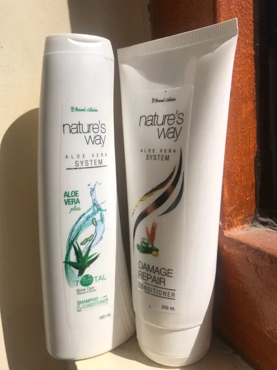 Pair Aloe Vera Shampoo&Conditioner Make hair healthier | Lazada PH