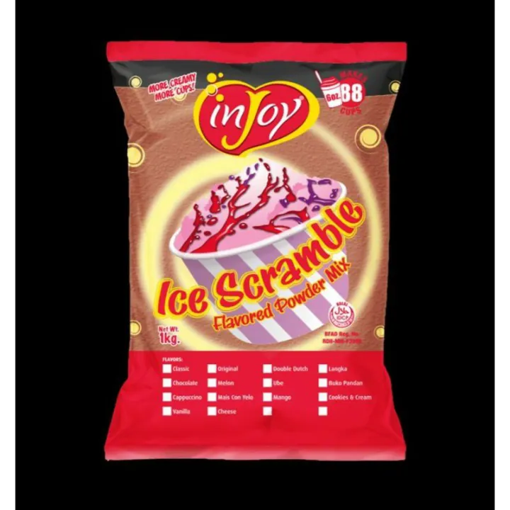 Injoy Ice scramble Chocolate 1kg. | Lazada PH