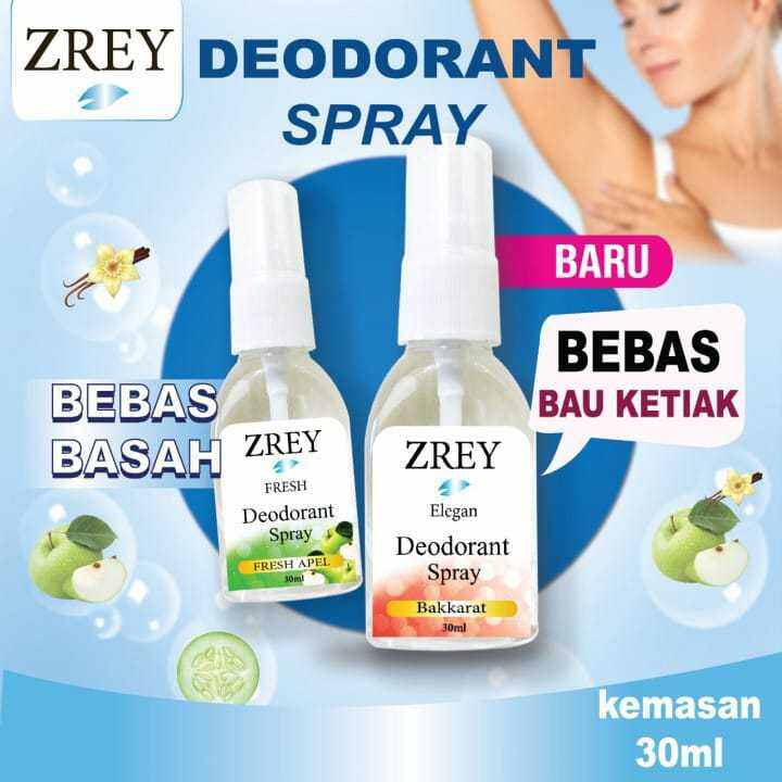 Deodoran spray Zrey 30ml | Lazada Indonesia