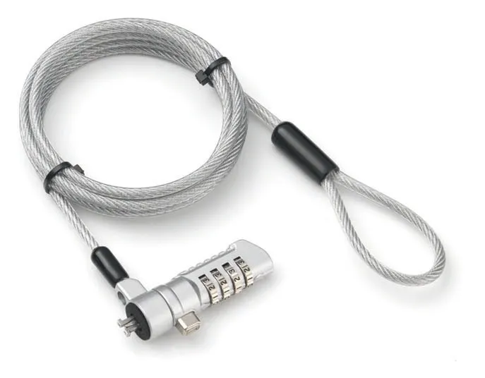 V-Lab Nano Security Cable Lock with 4 Number Combination Lock System ...