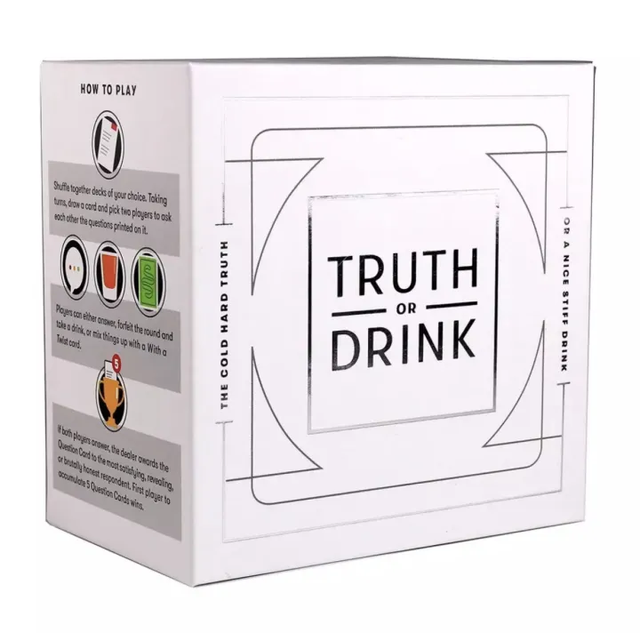 Truth or Drink Drinking Game Card Game for Adults | Lazada PH