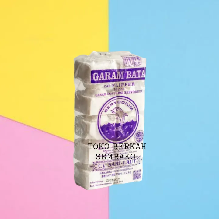 Garam Bata Isi 10 Cap Flipper / Garam Salt 2kg | Lazada Indonesia