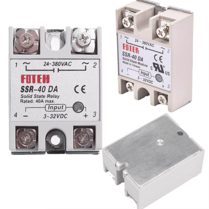 Solid State Relay Module SSR DC-AV Single Phase Solid State Relay SSR-25DA SSR-40DA SSR-50DA ...