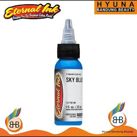 HBB TINTA Tattoo Bisa Eceran Warna SKY BLUE 15ml Tinta tato Menggunakan ...