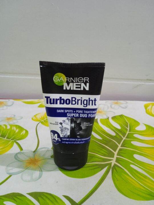 Garnier Men Turbo Bright Super Duo Foam 100 ml | Lazada Indonesia