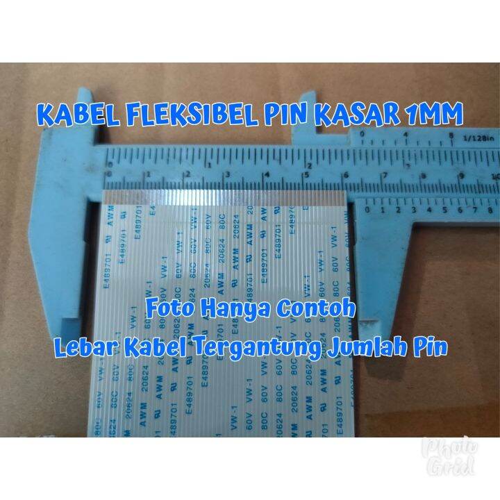 KABEL FLEKSIBEL SEARAH / 2 ARAH PIN KASAR 1MM / FLAT FLEXIBLE CABLE ...
