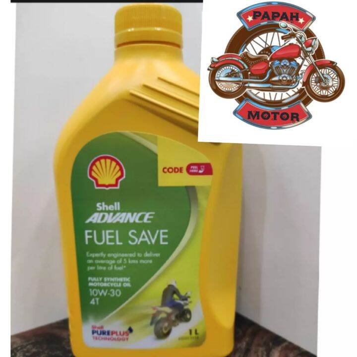 Shell Advance FUEL SAVE 10w - 30 4T 1 liter ( fully synthetic ...