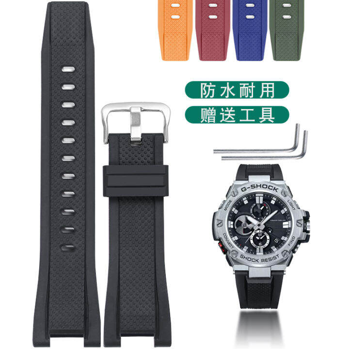 ใช้แทนสายนาฬิกาซิลิโคน G Shock คาสิโอ Gst W300g S130 400g B100สายนาฬิกา