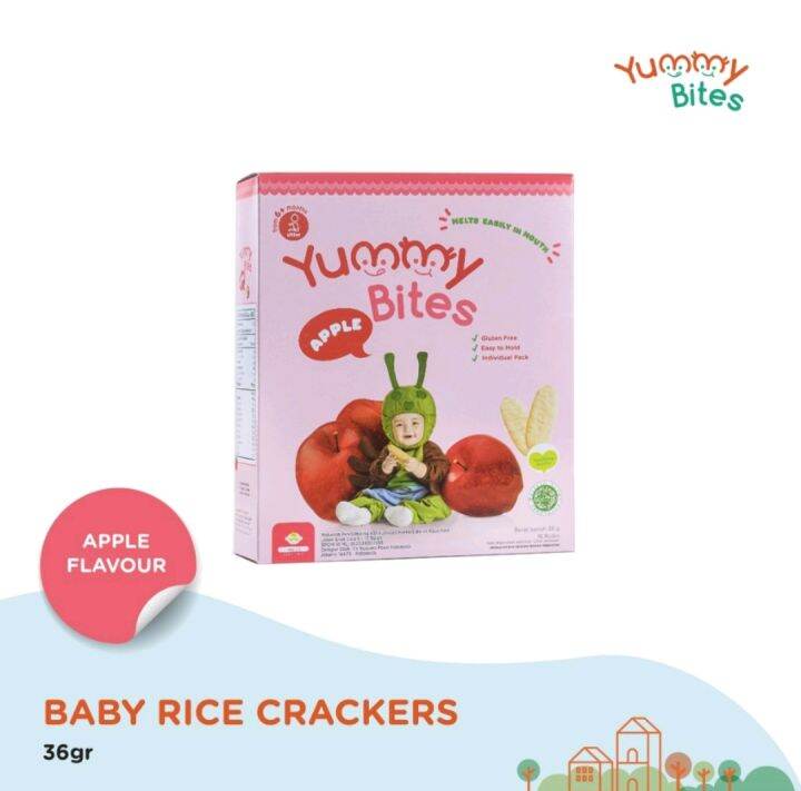 Yummy Bites Rice Crackers 36 gr - Snack Bayi | Lazada Indonesia