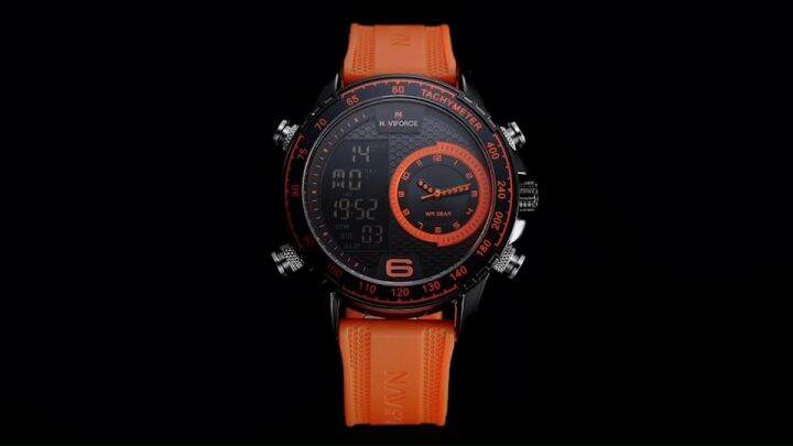 เครื่องไทย ประกันศูนย์ นาฬิกาข้อมือ Naviforce(นาวีฟอส) รุ่น NF9199 ...