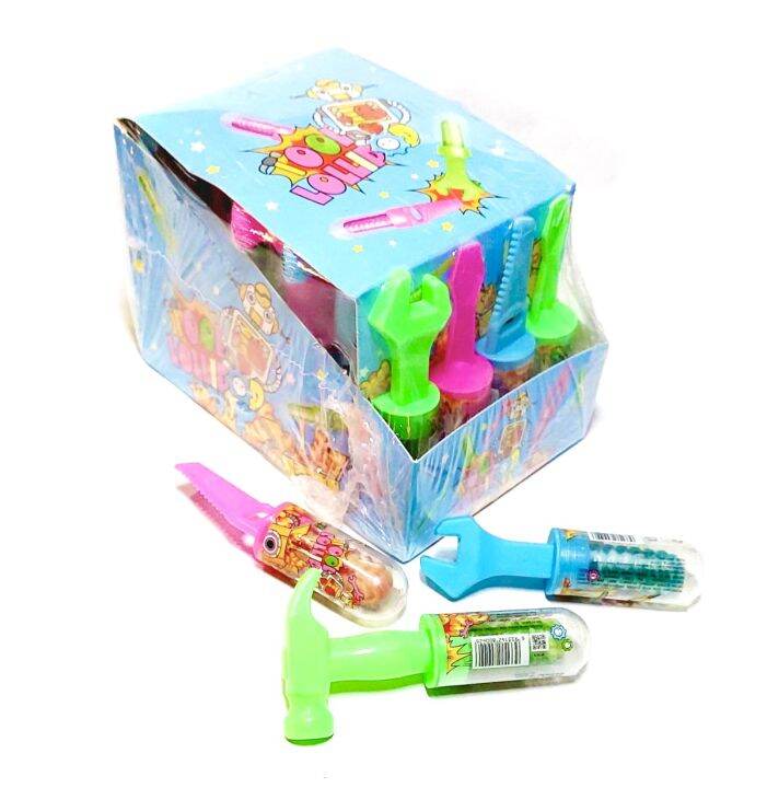 Permen Keras Aneka Rasa, Permen Tool Lollipop Ranjani Bentuk Perkakas ...