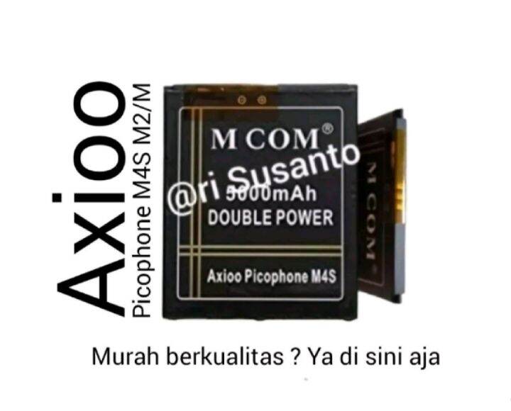 Baterai MCOM for Axioo Picophone M2/M M4S Double Power 5000mAh batere ...