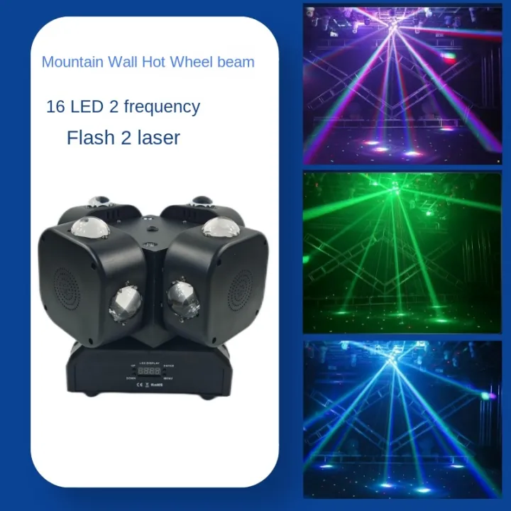 Bar Flash Disco Dancing Lamp Three-Head Beam Lamp Flash Rotating Light ...