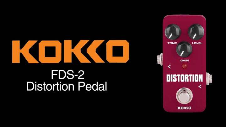 🔥มีสินค้า🔥KOKKO FDS2 เอฟเฟคเพเดิลดิสทอร์ชั่นขนาดพกพาสำหรับกีตาร์ ...