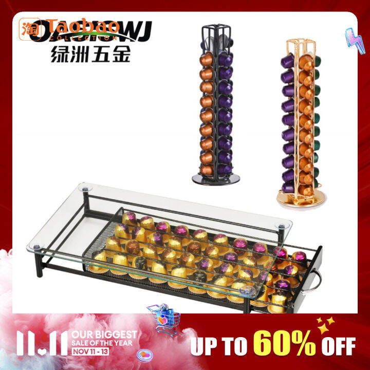 Nestle Capsule Coffee Shelf Nespresso Storage Rack Three and a Half ...