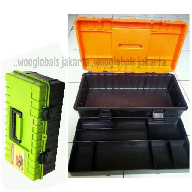 TOOL BOX BESAR PVC KENMASTER K.380 BOX PERKAKAS PERALATAN SERBAGUNA ...