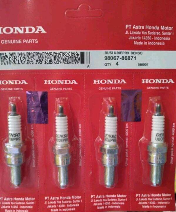 BUSI DENSO HONDA U 20 MOTOR KHARISMA REVO SUPRA X 125 | Lazada Indonesia