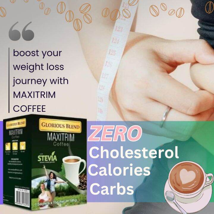 MAXITRIM Slimming KETO Coffee with L-Carnitine, Malunggay, and Stevia ...