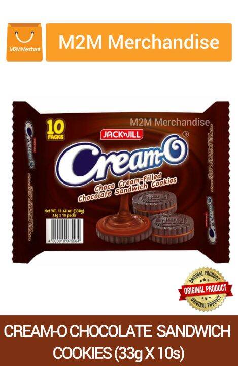 CREAM O CHOCOLATE SANDWICH COOKIES (33g X 10s) | Lazada PH