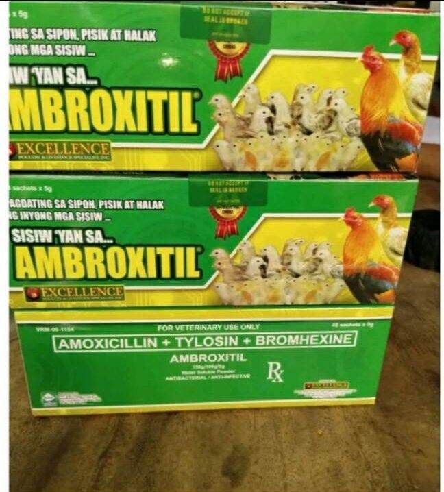 AMBROXITIL POWDER 5gx48 sachet sold/box new packaging | Lazada PH