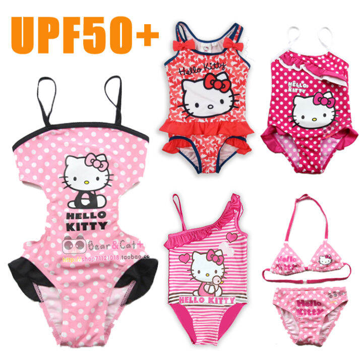 Hello Kitty Children's Swimsuit Girls' One-Piece Baby Baby Swimming ...
