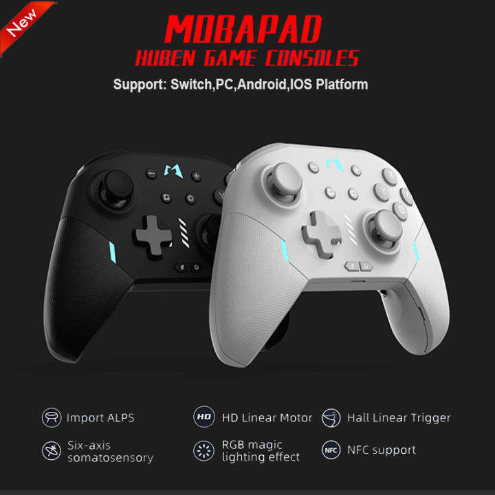 MOBAPAD HuBen M9 Purple Version Mechanical Controller Bluetooth ...