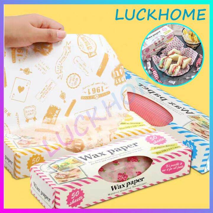 Kertas Nasi Motif Kertas Foodgrade Laminasi Kertas Roti Printing ...