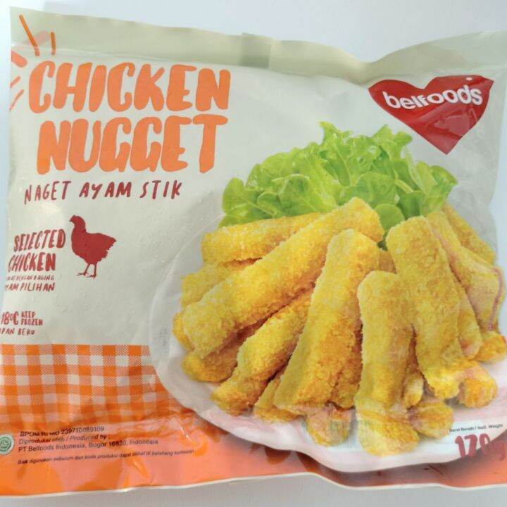 BELFOODS NUGGET STICK 170 GR CHICKEN NUGGET STICK | Lazada Indonesia