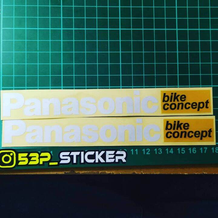 Sticker Cutting Panasonic Bike concept isi 2 pcs | Lazada Indonesia