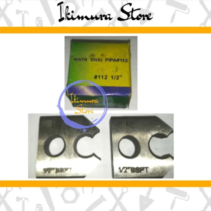 Mata Snei Pipa 1/2 inch Mata Snai Pipa Besi Manual 1/2" Mata Senai ...