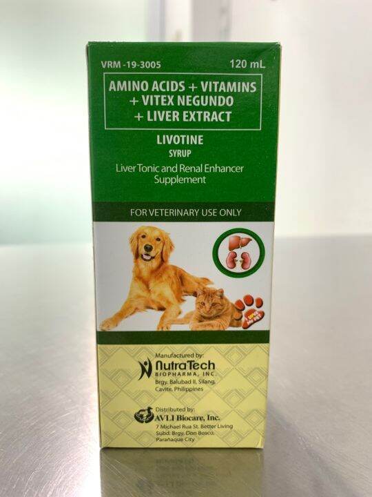 LIVOTINE AMINO ACIDS + VITAMINS + VITEX NEGUNDO + LIVER EXTRACT 120 mL ...