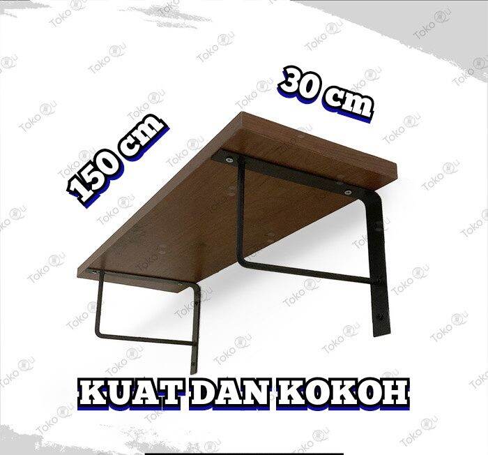 Rak dinding minimalis siku besi | Lazada Indonesia