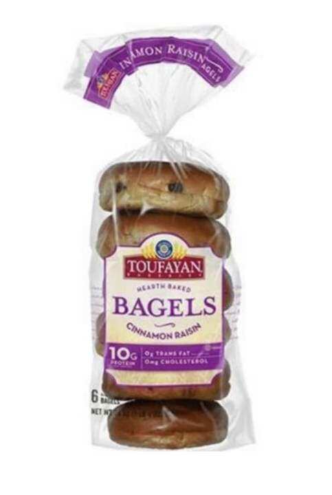 Toufayan Cinnamon Raisin Bagels 567g (Product of USA) | Lazada