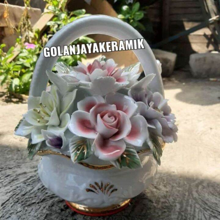bunga italy ceramik | Lazada Indonesia