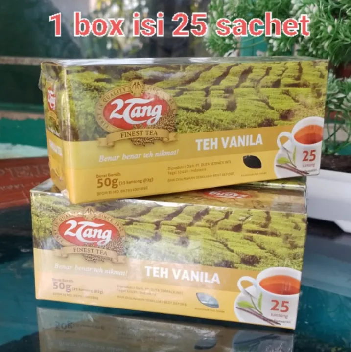 TEH 2 TANG CELUP VANILA TEH CELUP VANILA 1BOX | Lazada Indonesia