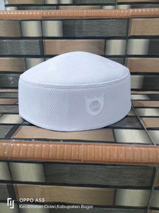 peci kopeah terompah malaysia anak/peci putih pria santri | Lazada ...